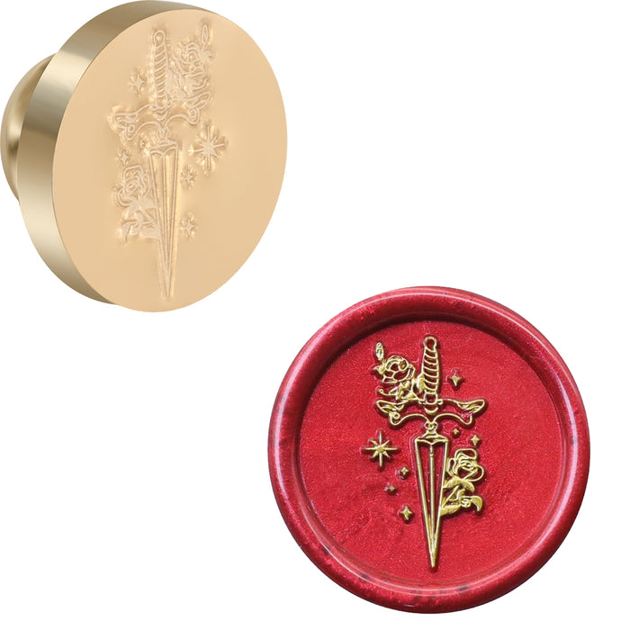 Crystal Moon Mushroom And Halloween Pattern Wax Seal Stamps For Decora ...